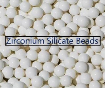 China 65  Zirconium Silicate Beads 1.6-1.8mm Grinding Media For Painting，Ink for sale