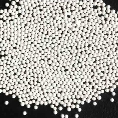China 2.0 - 2.5 Mm Industrial Ceramic Beads , High Grinding Throughput 65 Zirconia Ceramic Ball Mill Media  for sale