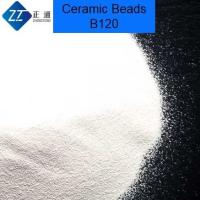 China 60 - 66% ZrO2 Zirconia Beads Blasting Abrasive Media , Zirconium Oxide Beads B120  for sale