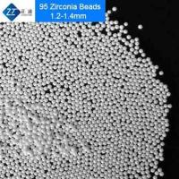 China High Purity Zirconia Grinding Beads , Battery Material Zirconia Ceramic Balls for sale