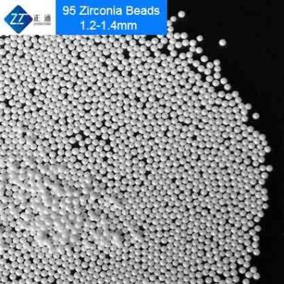 China High Purity Zirconia Grinding Beads , Battery Material Zirconia Ceramic Balls for sale