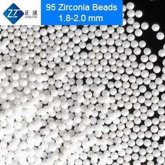 China 95 Zirconia Grinding Media Ceramic Beads High Strength For Electronic Ceramic Slurry Dispersion for sale