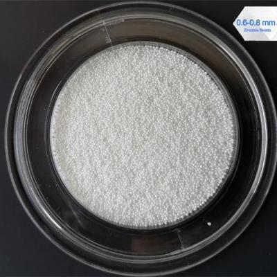 China Multi Size Ceramic Grinding Media Balls Shiny White Color Sphere Shape for sale