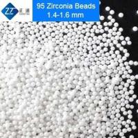 China 95 Yttrium Stabilized Zirconia Beads 1.6-1.8mm Grinding Media For Jewellery Polishing Or Decoration for sale