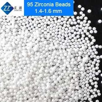 China 95 Yttrium Stabilized Zirconia Beads 1.6-1.8mm Grinding Media For Jewellery Polishing Or Decoration for sale