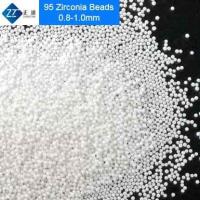 China 95 Yttria Stabilized Zirconia Grinding Media 0.8 - 1.0mm Size For Dye Dispersion for sale