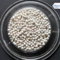 China Milky White Zirconium Silicate Beads Durable Surface Media Ores / Minerals Grinding Dispersion for sale
