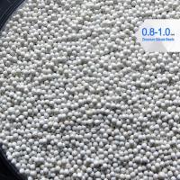 China 900 HV Zirconium Silicate beads 0.8-1.0mm 4g/cm3 Density For Printing Ink grinding for sale