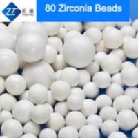 China High Density Zirconium Oxide Balls 0.6 - 2.2mm Size 5.2g / Cm³ True Gravity for sale