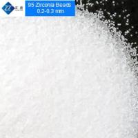 China Pharmaceutical Dispersion Zirconia Milling Media 9 Mohs Hardness 210GPa Elasticity for sale