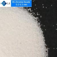 China Pharmaceutical Dispersion Zirconia Milling Media 9 Mohs Hardness 210GPa Elasticity for sale