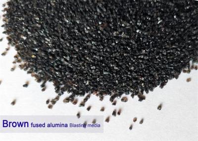 China Brown 120 Grit Aluminium Oxide Blasting Media 12# - 220# Al2O3 95% Purity High Hardness for sale