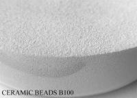China White Ceramic Shot Peening Media , Zirconia Shot Blast Media Z100-Z850 For Aviation Industry for sale