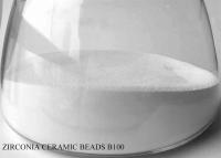 China White Ceramic Shot Peening Media , Zirconia Shot Blast Media Z100-Z850 For Aviation Industry for sale