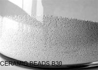 China Low Breakdown Bead Blasting Material 62% ZrO2 B30 For Metal Surface Cleaning for sale