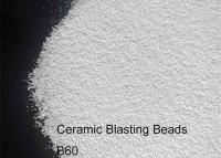 China High Durability White Blasting Abrasive Material , Ceramic Bead Blasting Media Light Metal Finish for sale