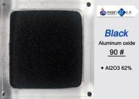 China Fine Grits Black Aluminum Oxide Sandblasting Abrasive For Brake Pads / Polishing Wax for sale