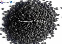 China 1 - 3 Mm /3 - 5mm Black Aluminum Oxide Abrasive Fused Alumina Anti Slip Aggregates Material for sale