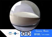 China B100 Ceramic Blasting Media For Machinery / Medical Instrument Sandblast Finishing for sale