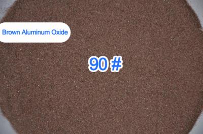 China Tilting Furnace Brown Fused Alumina , Bonded Abrasives 80# Grit Aluminum Oxide Sand for sale