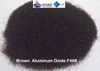 China Sharp Block Brown Fused Aluminium Oxide Blasting Media F24 / F30 / F36 / F46 Model for sale