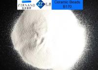 China Iphone Surface Finish Ceramic Blasting Media Ceramic Beads Zirconia Sand B170,B205 60 - 66% ZrO2 for sale