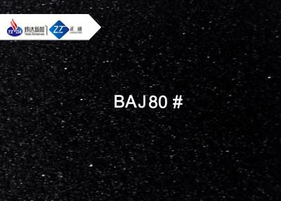 China High Purity Black Aluminium Oxide Blasting Media Al2O3 80% Min J16# - J240# for sale