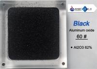 China 8.0 Mohs Black Aluminum Oxide Abrasive , 3.50g / Cm3 Aluminium Oxide Blasting for sale