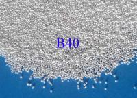 China Zero Ferrous Contamination B20-B505 Ceramic Beads Blasting Media  , B40 / B120 / B205 Abrasive Bead Blasting Ball for sale