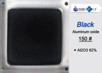 China 90# - 260# Black Aluminum Oxide Fine Grits For Stainless Steel Tableware Polishing for sale