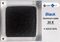 China Trigonalcrystalline Abrasive Black Alumina Blasting Media High Toughness for sale
