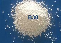 China Zero Ferrous Contamination B20-B505 Ceramic Beads Blasting Media  , B40 / B120 / B205 Abrasive Bead Blasting Ball for sale