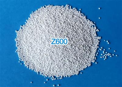 China Roundness 80% Ceramic Beads Blasting Media Shot Peening Beads Z600 For Automotive Gears for sale