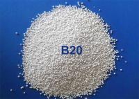 China Low Dust Zirnano Ceramic Bead Blasting For Rubber Mold / Glass Mold Cleaning for sale