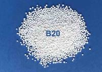China Low Dust Zirnano Ceramic Bead Blasting For Rubber Mold / Glass Mold Cleaning for sale