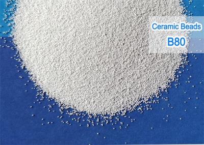 China Ceramic Beads B60 B80 Blast Abrasive Media For Tire / Glass Bottles Molds Cleaning for sale