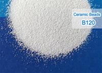 China B120 Ceramic Bead Blasting Media For Golf Club / Ball Head Sandblast Surface Finish for sale
