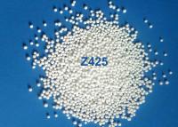 China Small Deformation Ceramic Bead Blasting Zirnano Shot Peening Z100 - Z850 For Aviation Industry for sale