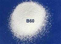 China Glass Molding Surface Cleaning Ceramic Blasting Media 62-66% ZrO2 Zirconia Bead B20 - B400 for sale