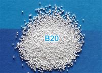China B20 Size 600 - 850 μm Ceramic Bead Blasting 3.85g/cm3 Density 700HV Hardness for sale
