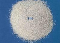 China High Toughness ZrO2 62-66% Ceramic Bead Blasting Material Shot Peening B20 - B400 For Surface Preparation for sale