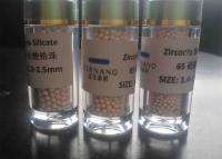 China 65 Zirconia Beads Zirconia Ceramic Balls For Grinding / Dispersion Media for sale