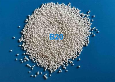China Zero Ferrous Contamination Ceramic Bead Blasting Media For Metal Surface Finish for sale