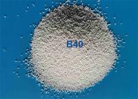 China Iron Free Zirconia Beads Abrasive Media Blasting B40 250 - 425 μM For Metal Surface Finish for sale