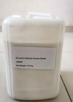China Mobile Phone Surface Finish Ceramic Bead Blasting Media Zircon Sand White for sale