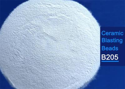 China 700HV Hardness Ceramic Blasting Media B205 For Castings Forging Blank Sandblast Cleaning for sale