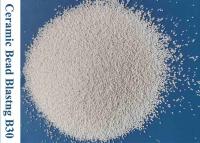 China Ceramic Blasting Beads Microblast Media / Deburring Bead Blasting Material for sale