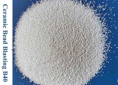 China Ceramic Microblast Bead Blasting Media For Mold Cleaning Good Sphericity for sale