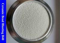 China Ceramic Microblast Bead Blasting Media For Mold Cleaning Good Sphericity for sale