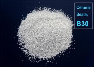 China High Hardness Ceramic Beads Blasting Media B30 0.600mm Spherical for sale